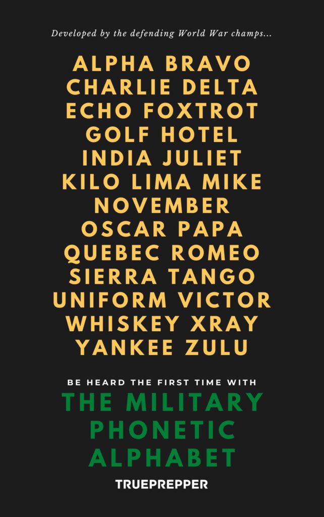 Military Phonetic Alphabet | A Clear and Concise Guide | TruePrepper