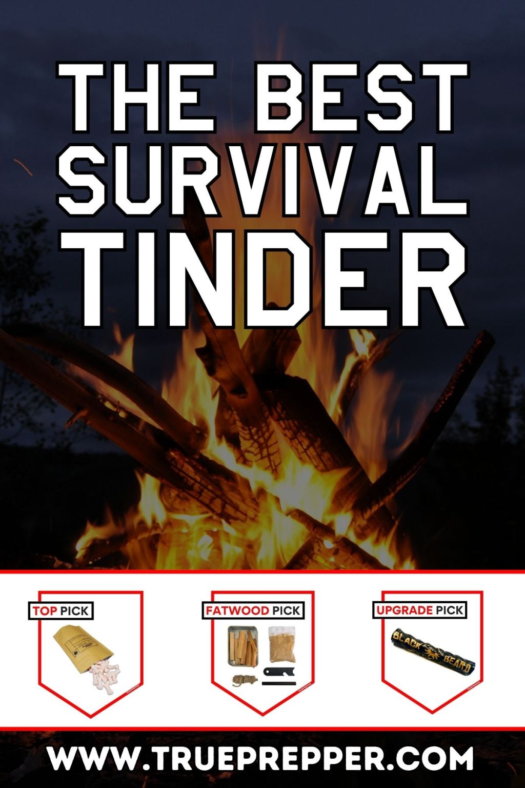 Best Survival Tinder for Fire Starting | TruePrepper