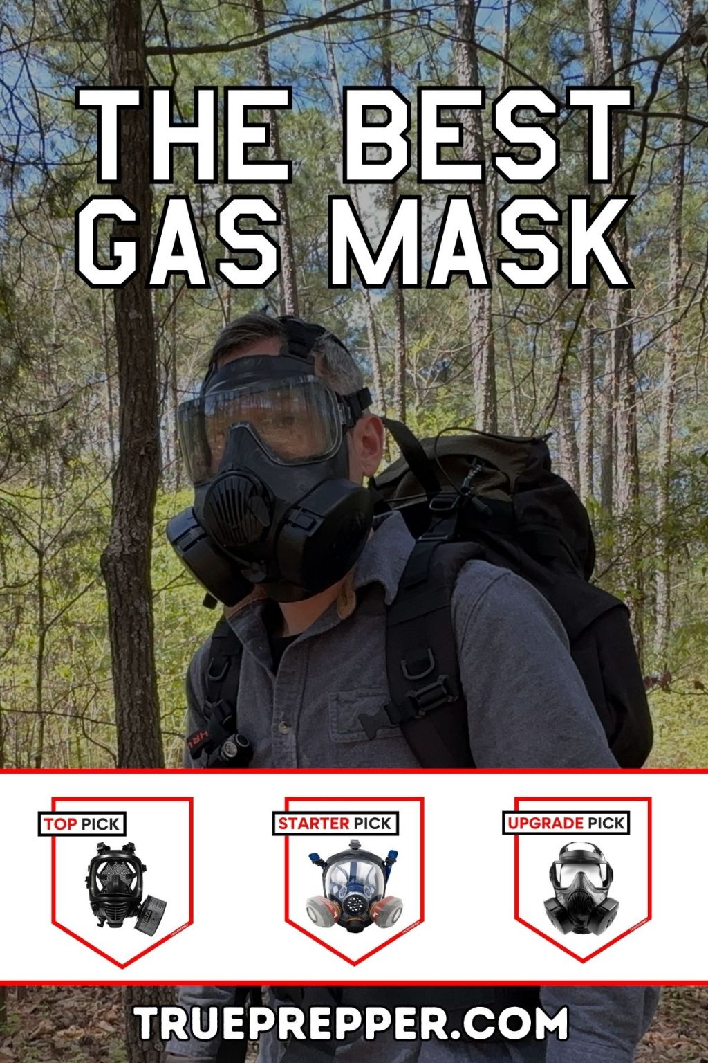 Best Gas Mask for Tear Gas, Viruses, and Nuclear Fallout | TruePrepper
