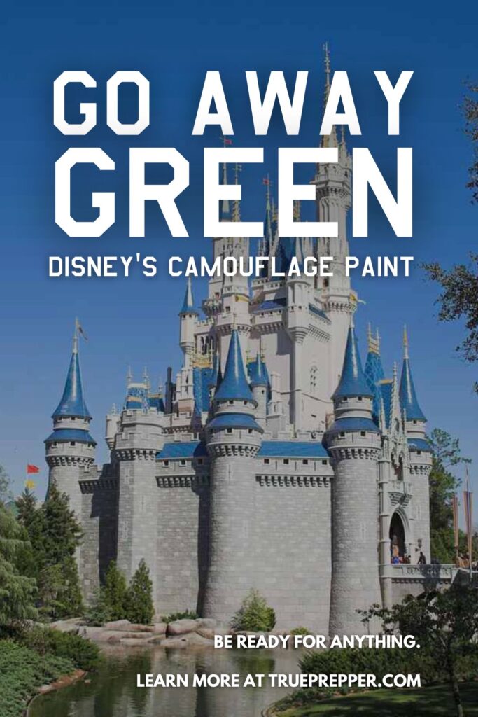 Go Away Green | Disney’s Camouflage Paint | TruePrepper