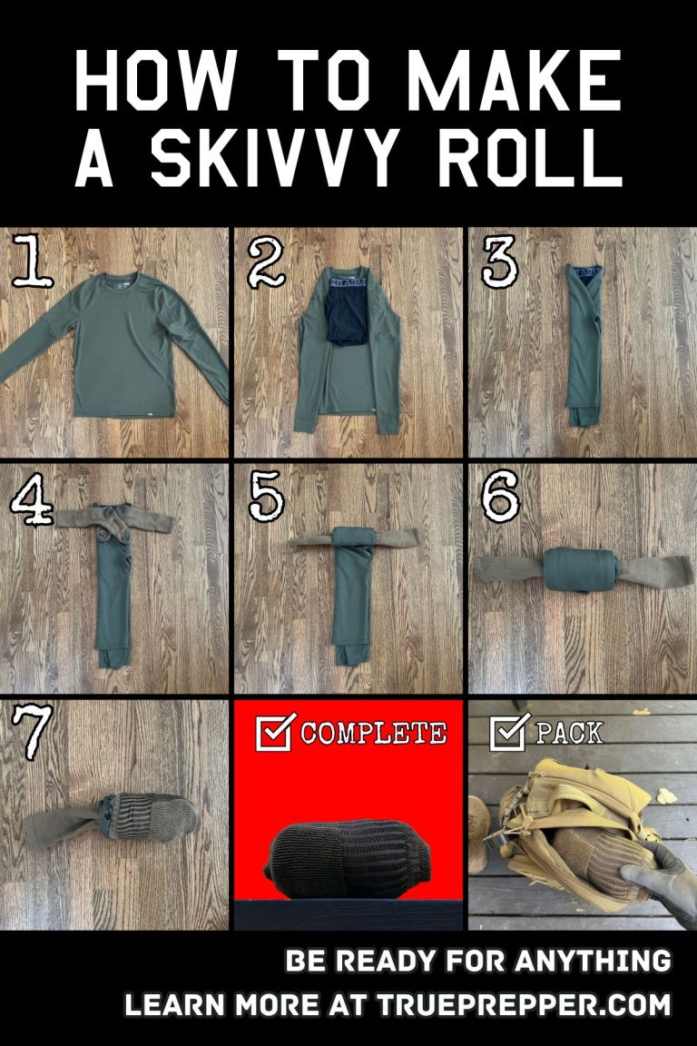 How to Make a Skivvy Roll | Pack Like a Pro | TruePrepper