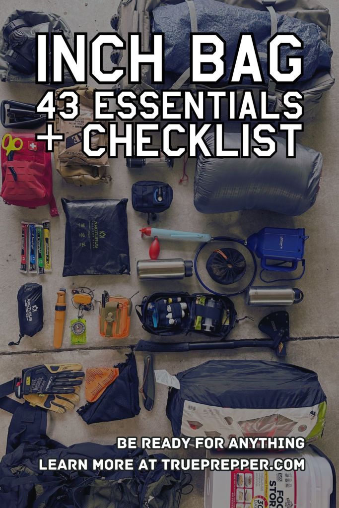 INCH Bag List | 44 Essential Items | TruePrepper