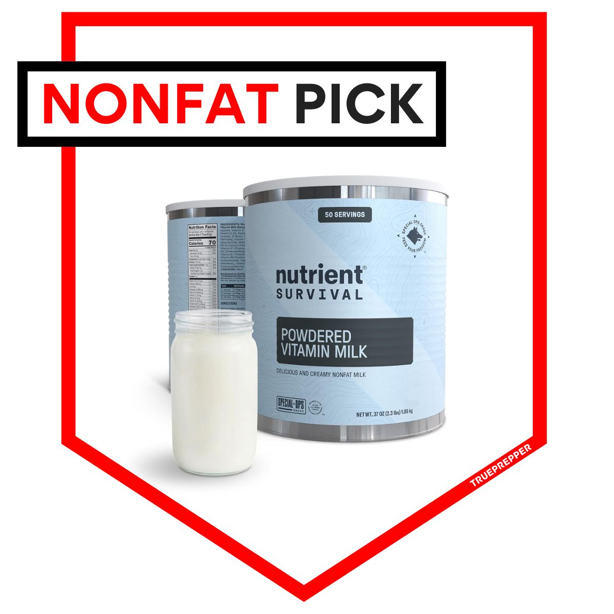 Best Powdered Milk for Long-Term Food Storage | TruePrepper