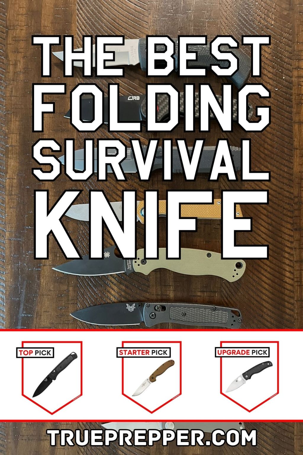 Best Folding Survival Knife for EDC | TruePrepper