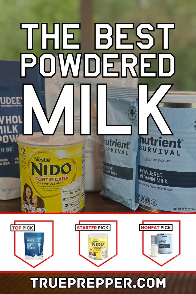Best Powdered Milk for Long-Term Food Storage | TruePrepper