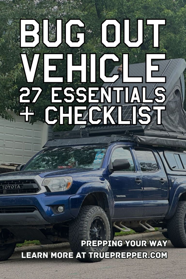 Bug Out Vehicle List | 27 Essentials | TruePrepper