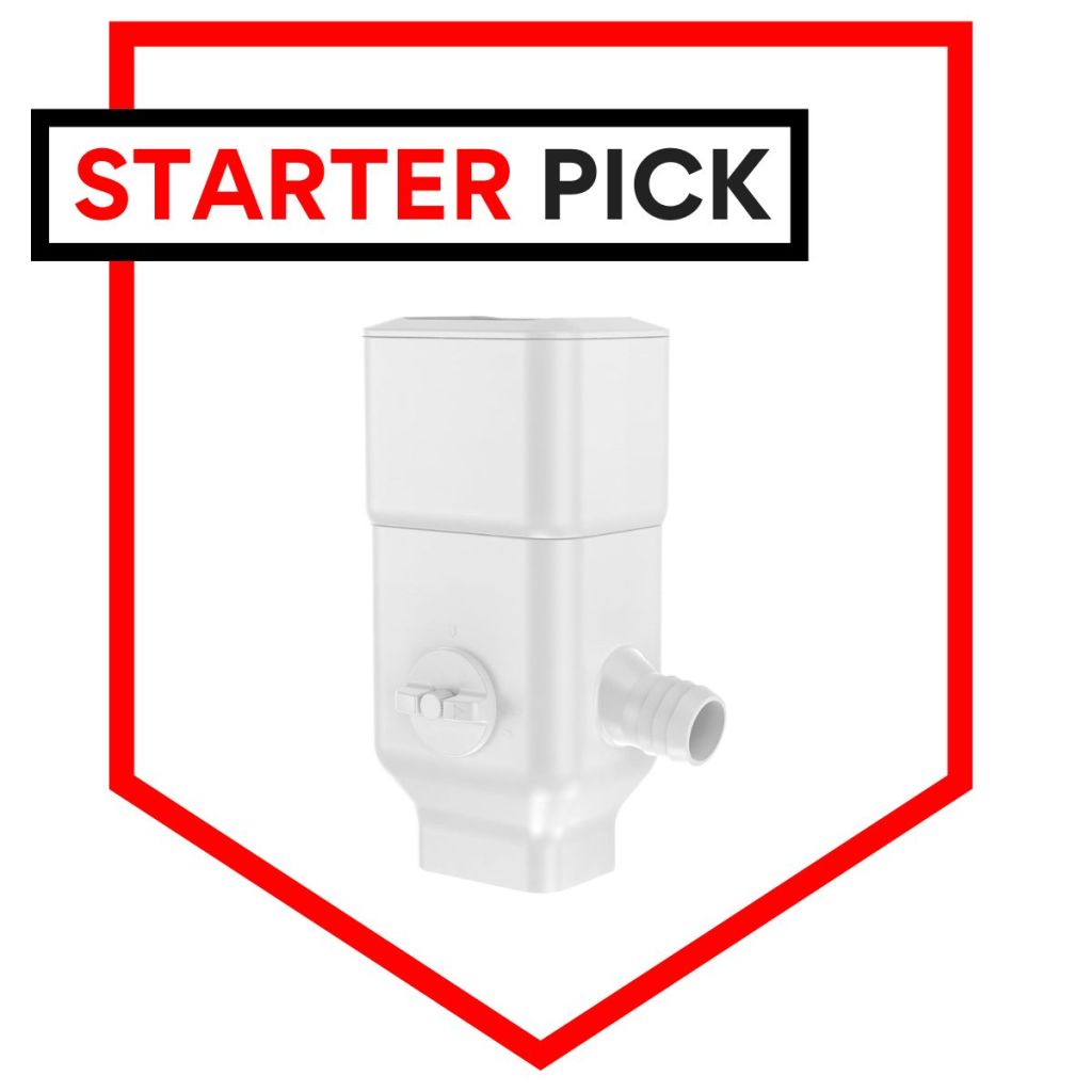 Best Gutter Downspout Diverter for Filling Rain Barrels | TruePrepper