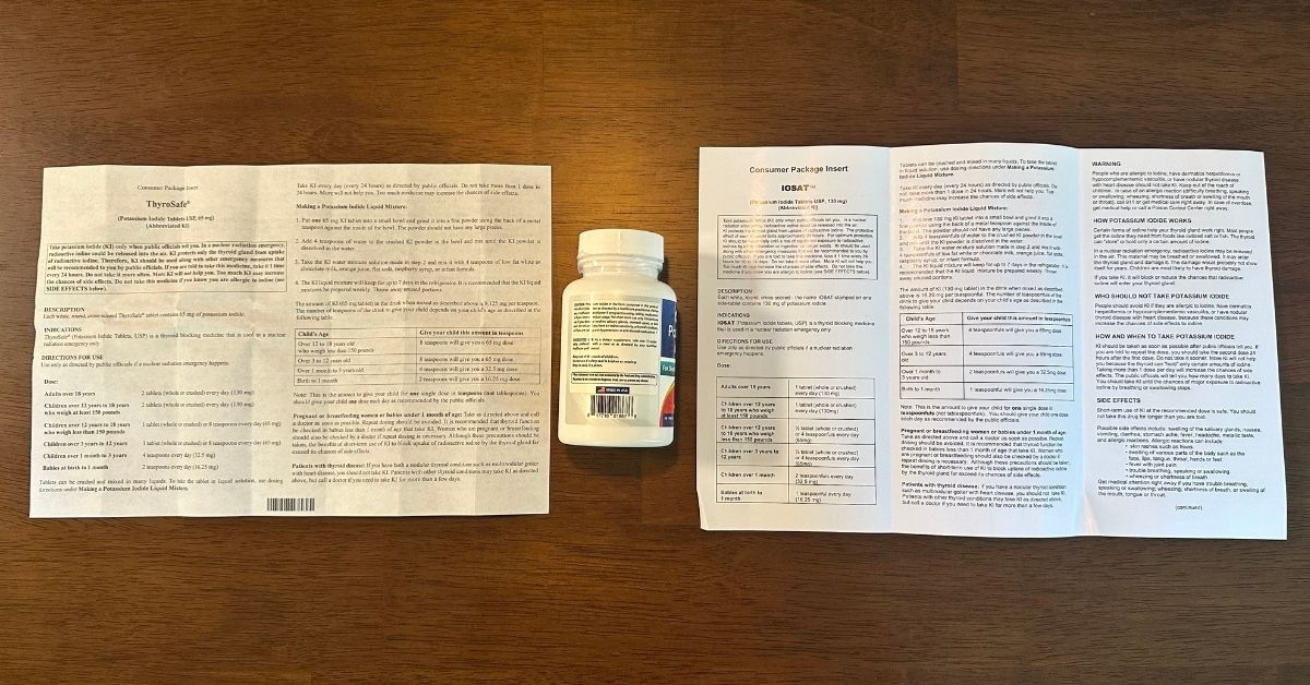 Best Iodine Tablets for Radiation Emergencies | TruePrepper